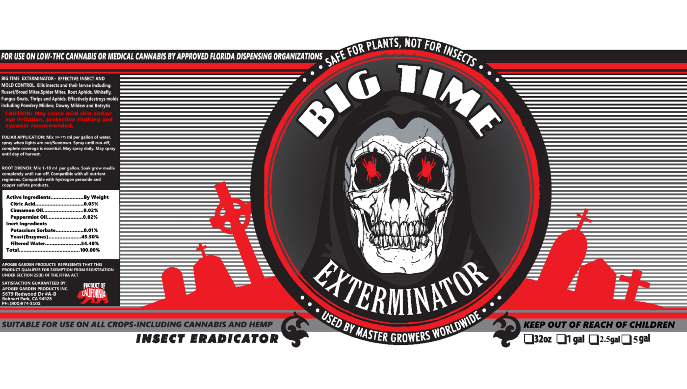 Big Time Exterminator Best Prices on the Internet.